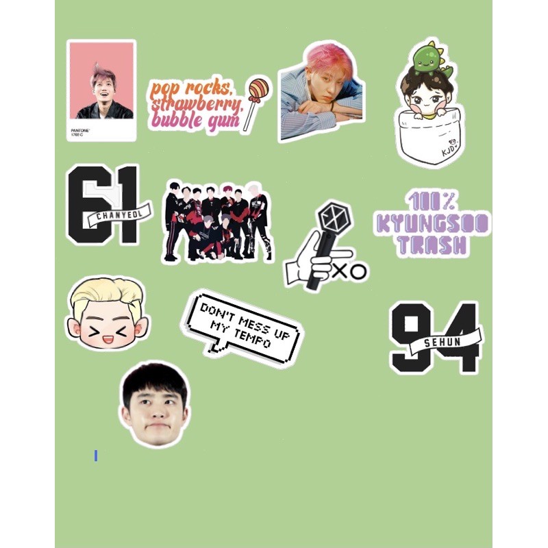 Jual Exo stiker pack Vol.02(Bisa custom) | Shopee Indonesia