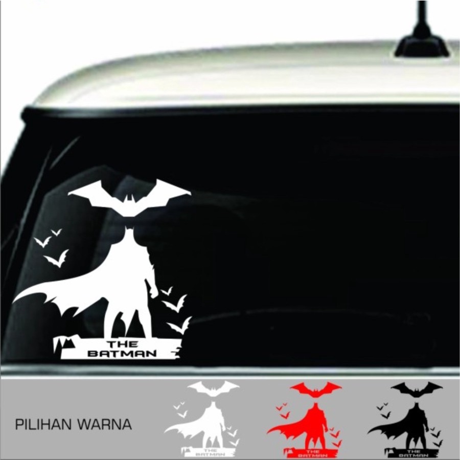 Jual STIKER KACA MOBIL SUPER HERO KEREN CUTTING STICKER MOBIL BATMAN ...