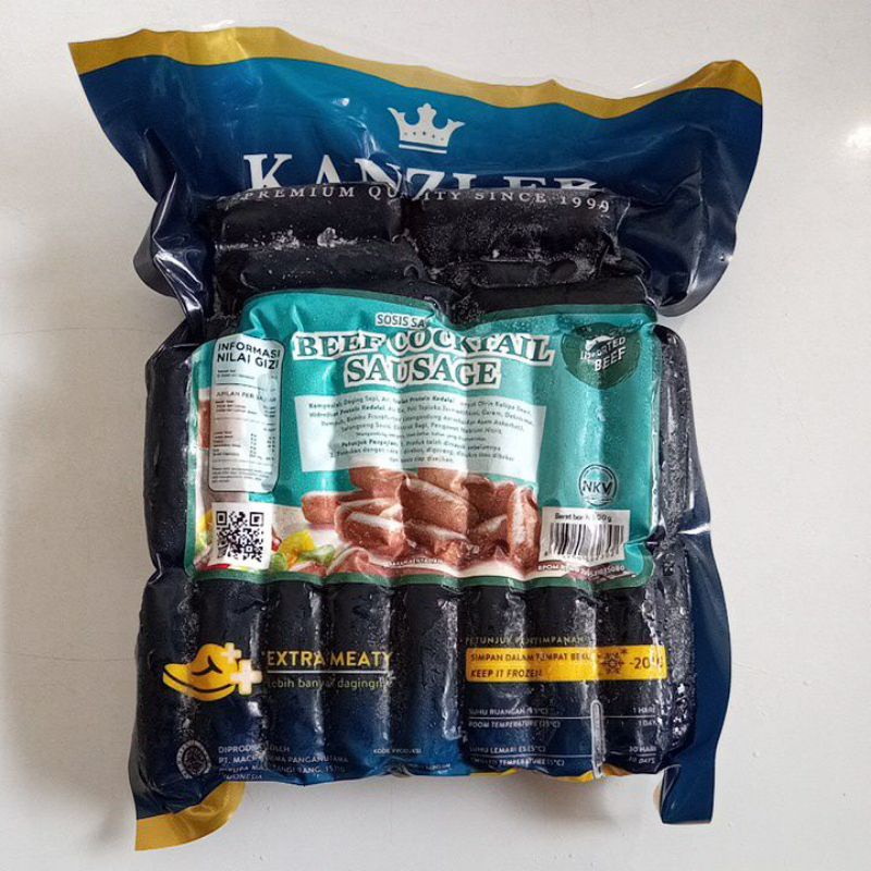 Jual KANZLER SOSIS BEEF COCKTAIL 500 gr | Shopee Indonesia