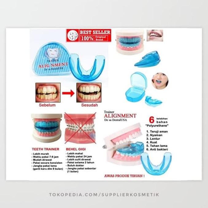 Jual Yatgs874-R1 Orthodentic Retainer Teeth Trainer Alignment/Behel ...