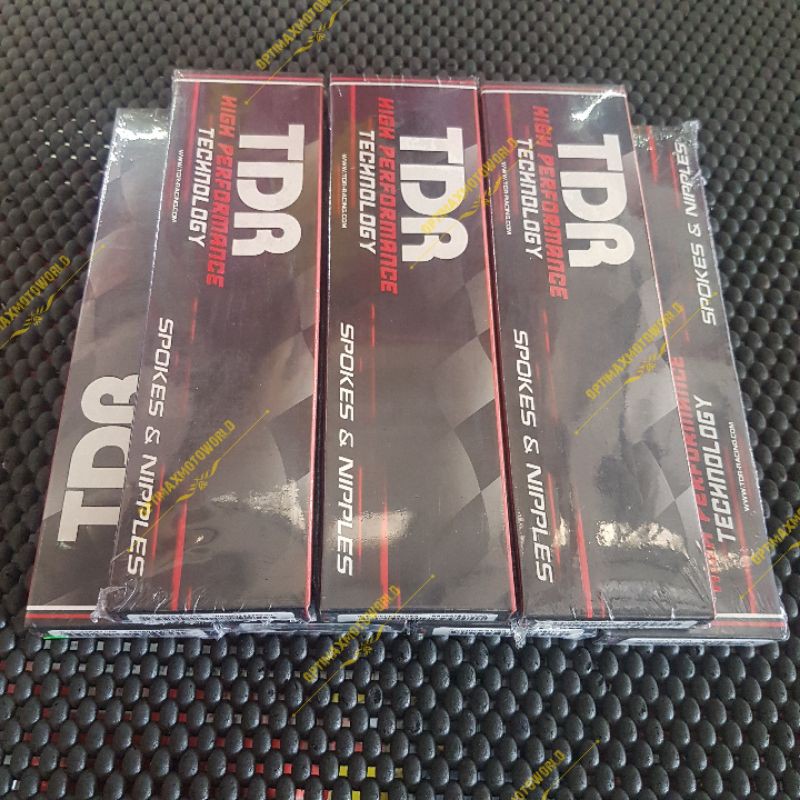 Jual Jari Jari Spoke Set Ruji TDR Hitam Black ( EDP ) | Shopee Indonesia