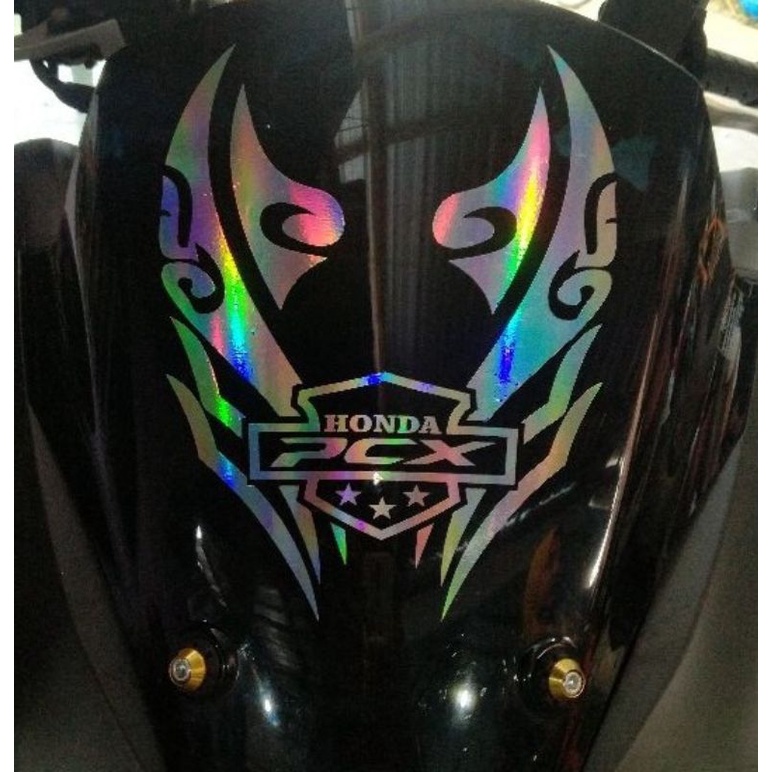 Jual sticker visor pcx 150/160 sticker logo pcx | Shopee Indonesia