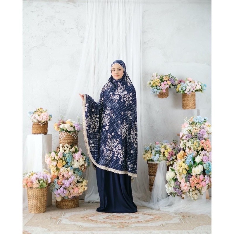 Jual Mukena Rayon Dewasa 2in1 Motif Aruna | Shopee Indonesia