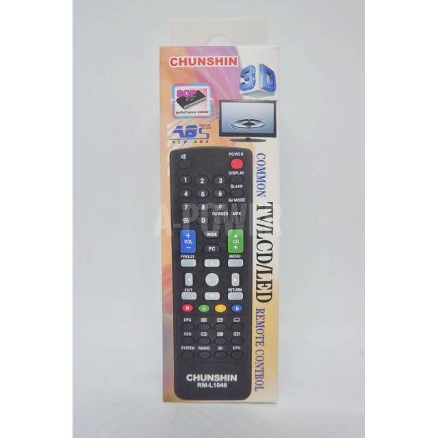 Jual Chunshin - Remote TV Sharp | 1046 (langsung pakai) | Shopee Indonesia