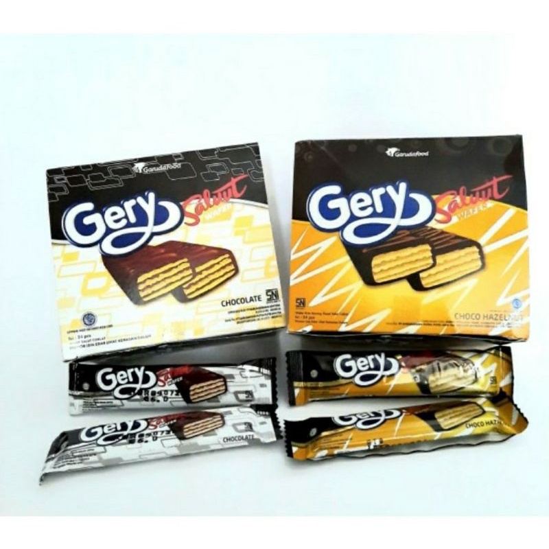 Jual Gery Salut Wafer kemasan pak plastik (isi 24pcs) | Shopee Indonesia