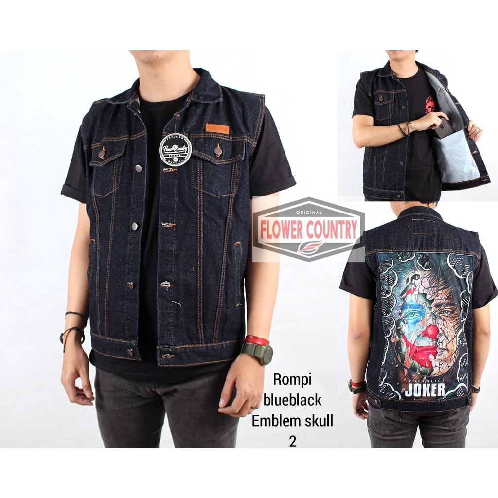 Jual D&B ROMPI JEANS // ROMPI EMBLEM SKULL // ROMPI GAMBAR BELAKANG ...