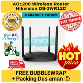 Jual ROUTER wifi WIRELESS HIKVISION DS-3WR12C AC extender cctv ezviz ...