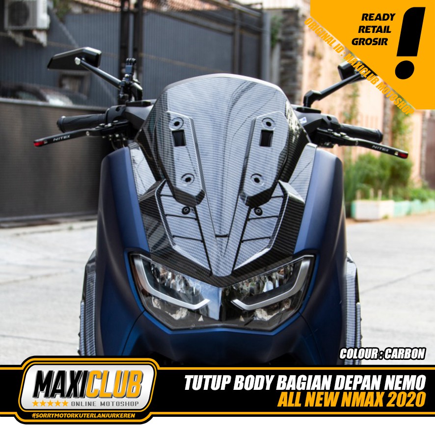 Jual Variasi Yamaha ALL NEW NMAX 2020 Cover Tutup Bagian Depan Tameng ...