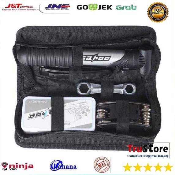 Jual Alat Repair Sepeda 1 Set Toolkit Bike Sahoo Pompa Tambal Ban Kunci ...