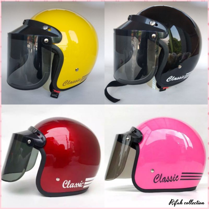 Jual HELM BOGO CLASSIC GARIS DEWASA,HELM BOGO DEWASA, HELM DEWASA, HELM ...