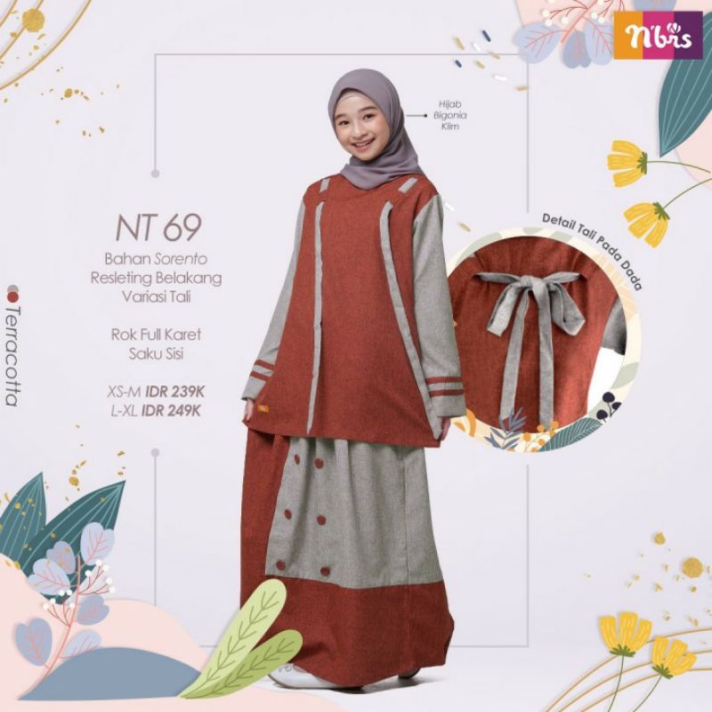 Jual Setelan Remaja NT 69 / Nibras Setelan NT 69 / Nibras NT 69 ...