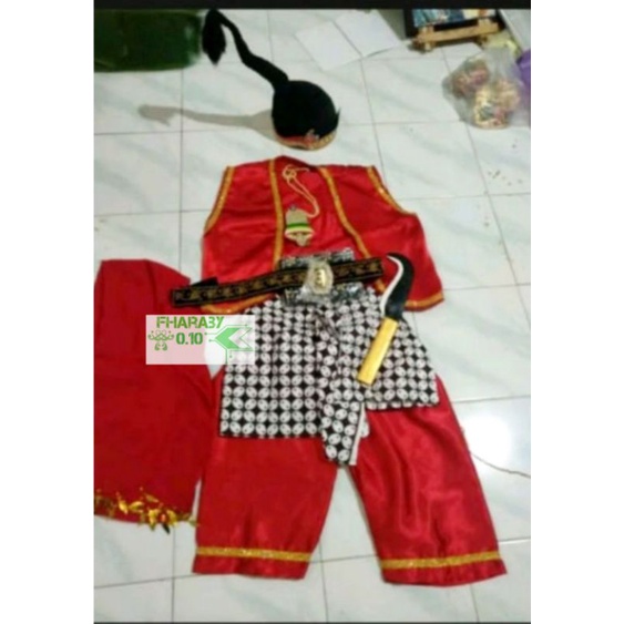 Jual Kostum Petruk - Set Busana Wayang Orang Petruk - Seragam Punokawan ...