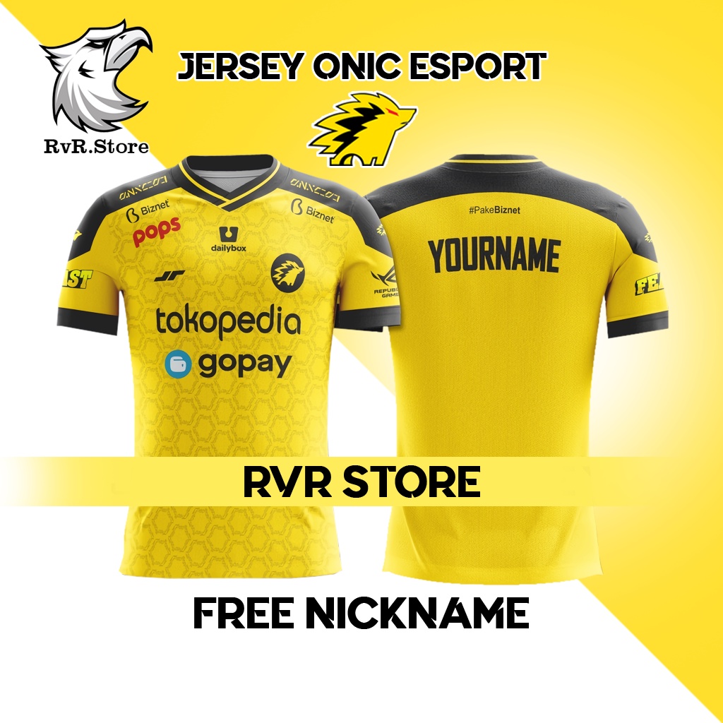 Jual JERSEY BAJU KAOS Onic ESPORT 2021 SPECIAL M3 GAME MLBB PUBG ...