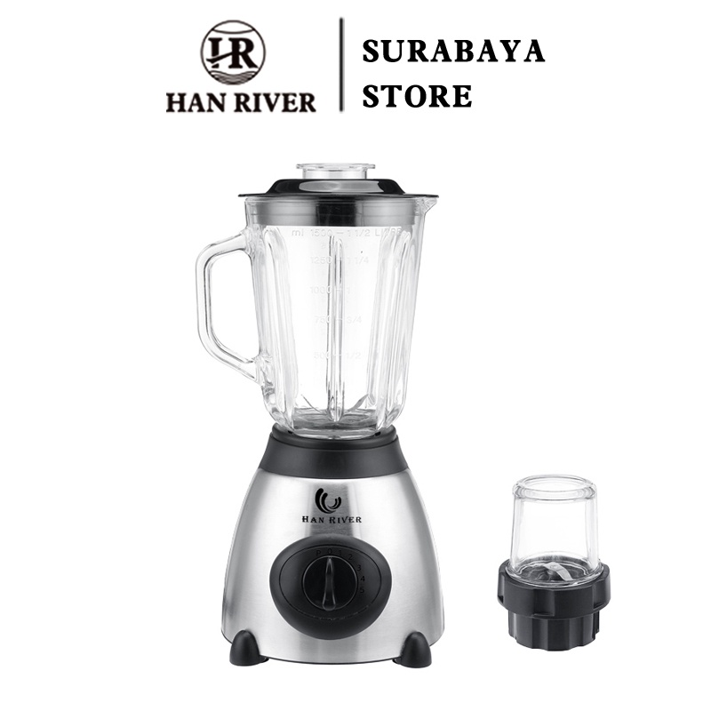 Jual HAN RIVER Blender 1L Juicer Stainless steel 250W HRZZJ05 | Shopee ...