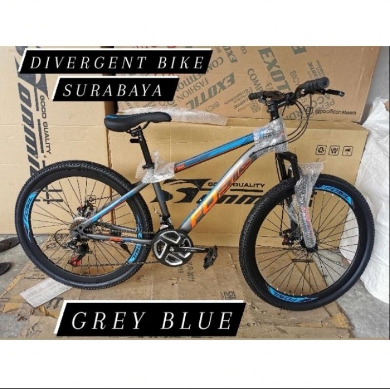 Jual Sepeda MTB 24 Fosil VT 2022 New Murah 21 SPEED, Cakram, Velg Tinggi / Sepeda Gunung Ukuran ...
