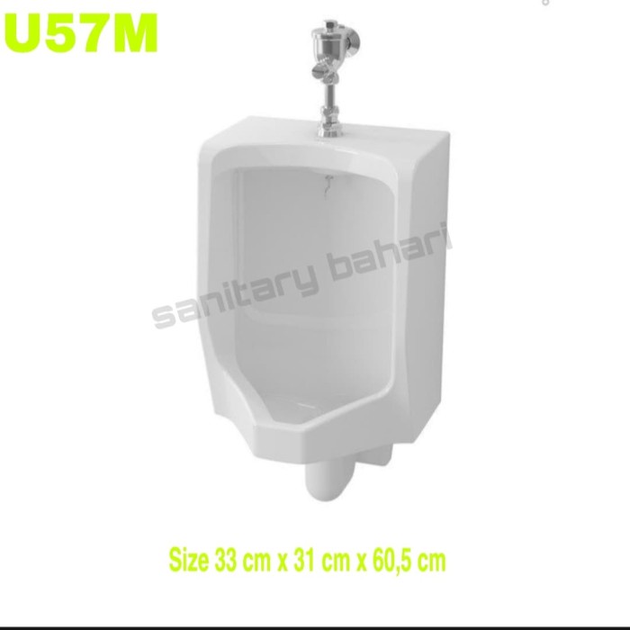 Jual Urinoir U57M Original TOTO Complet Set Push Kran Local | Shopee ...