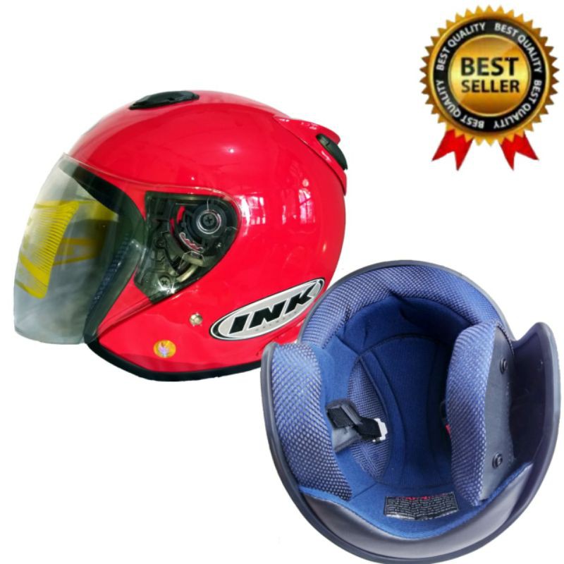 Jual Helm Half Face INK Centro SNI Helem Pria Wanita Dewasa Merek GTR ...