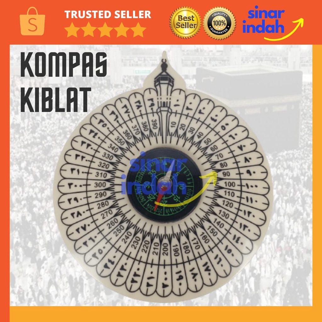 Jual Penunjuk Arah Sholat Kompas Arah Kiblat Souvenir Oleh Oleh Haji ...