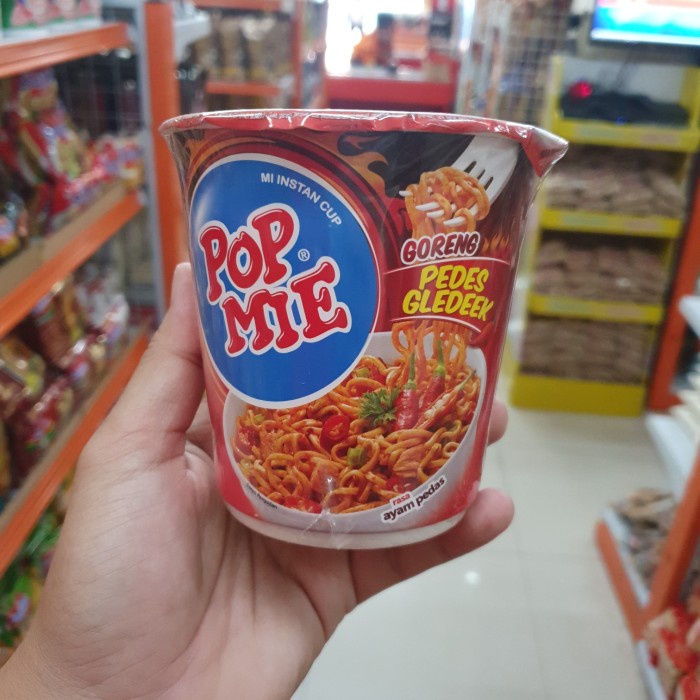 Jual CUP - POP MIE PEDES GLEDEK GLEDEEK AYAM PEDAS / MI GORENG ...