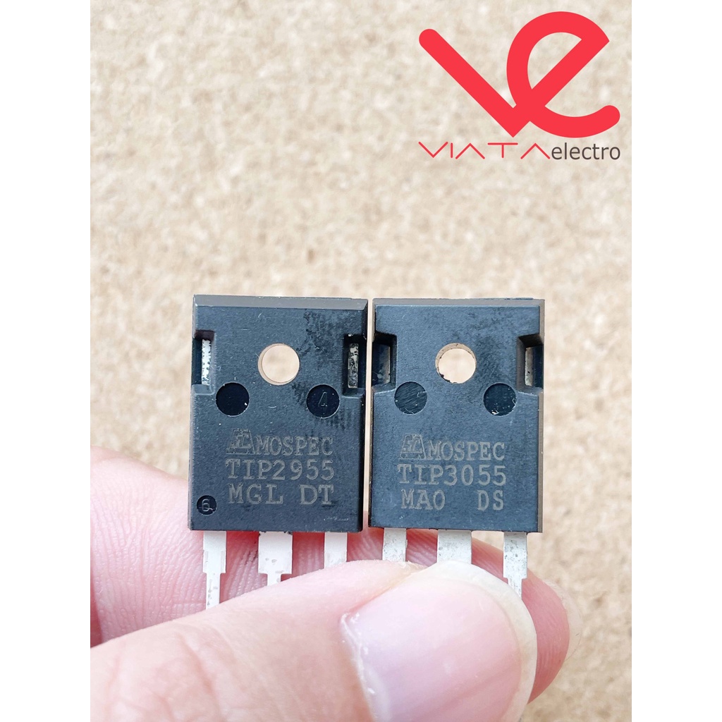 Jual TIP2955 TIP3055 MOSPEC (1SET) ORIGINAL ASLI TIP2955-TIP3055 TIP2955-3055 ORI | Shopee Indonesia