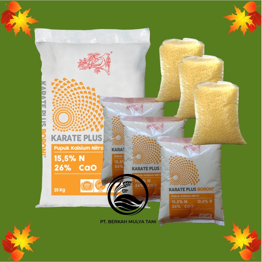 Jual Boron Pupuk Kalsium Nitrat Karate Plus Boroni 1 Kg Kemasan Pabrik ...