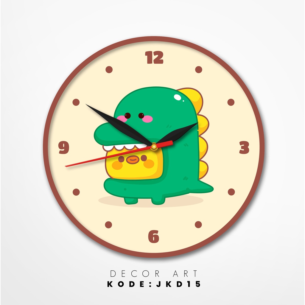 Jual Sovenir Jam Dinding 30Cm - Siap Pasang Motif Tema Kartun Lucu Unik ...