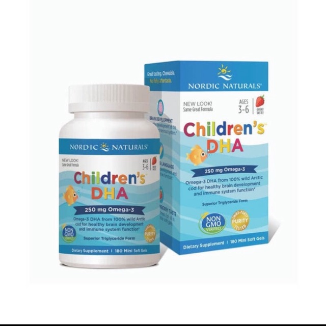 Jual Nordic Naturals Children's DHA, 180pcs (Import Singapore) | Shopee ...