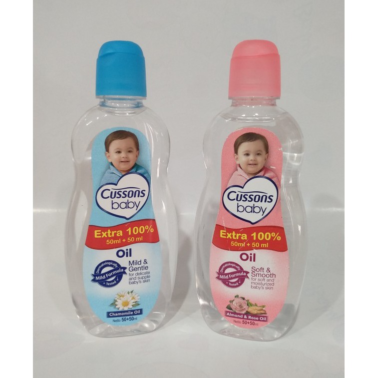 Jual CUSSONS BABY OIL 50+50ML | Shopee Indonesia