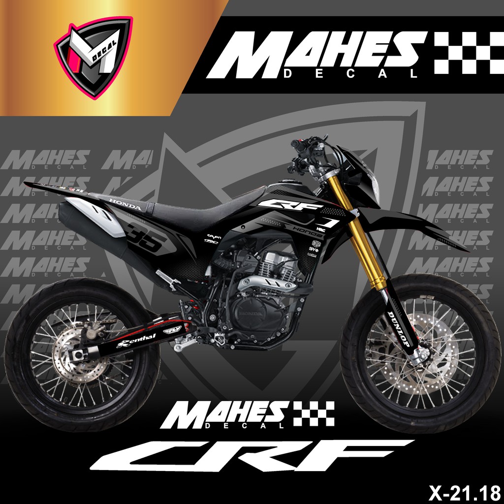 Jual Decal Stiker Fullbody Honda CRF 150 Motif MD X-18 | Shopee Indonesia