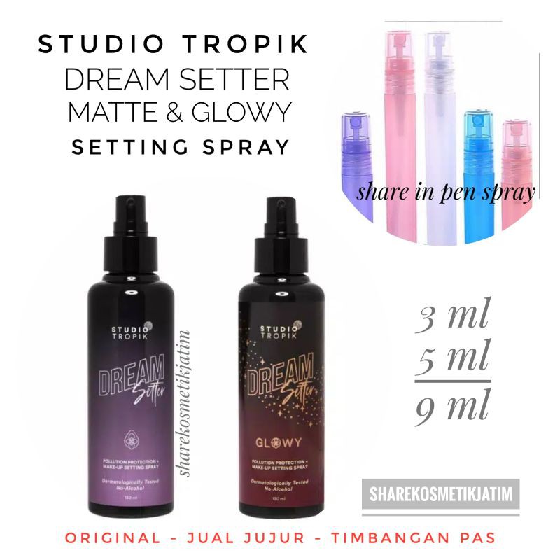 Jual (Share in Pen Spray) Studio Tropik Dream Setter Matte Glowy Satin ...