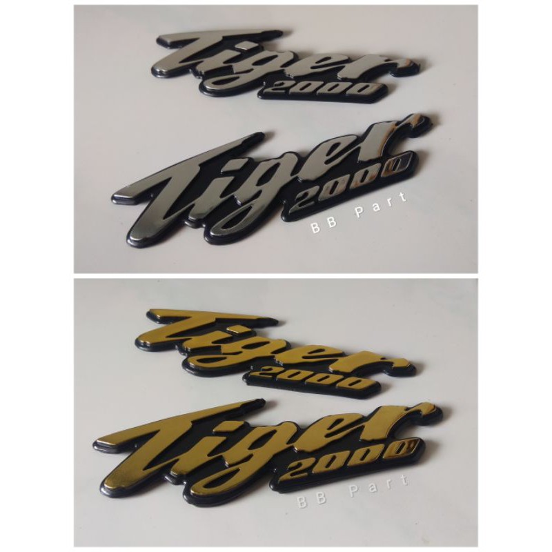 Jual Emblem Tiger 2000 logo simbol tiger lama / tilam lawas / tilas ...