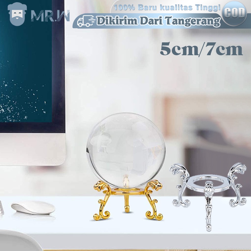 Jual Crystal Ball Stand Tempat Berdiri Kristal Emas Dudukan Bola ...