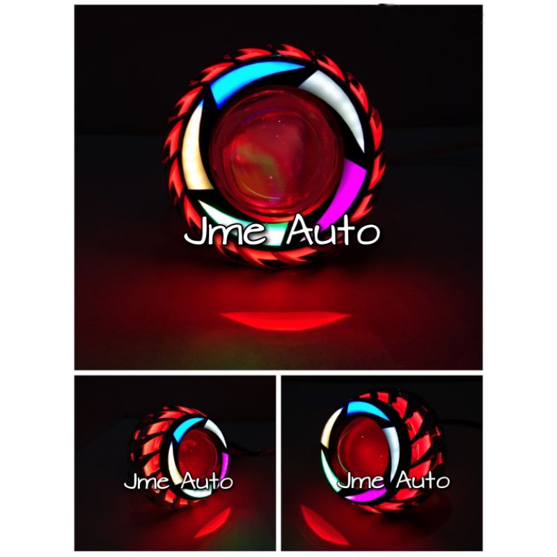 Jual Lampu LED Projie 3.5 Inch Kipas Eye Red ( Merah ) Running Lampu ...