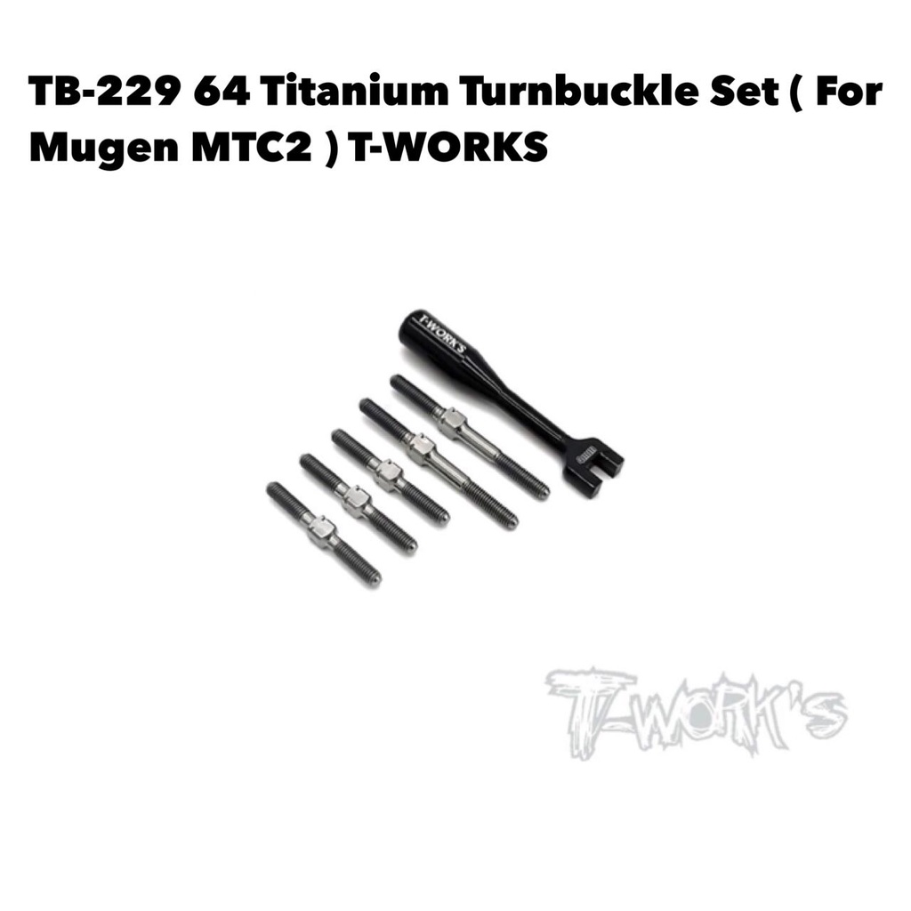 Jual Tb 229 64 Titanium Turnbuckle Set For Mugen Mtc2 T Works