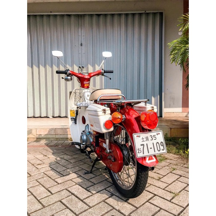 Jual Plat Nomor Jepang cocok untuk Motor Klasik Honda C70 / C50 / Astrea | Shopee Indonesia