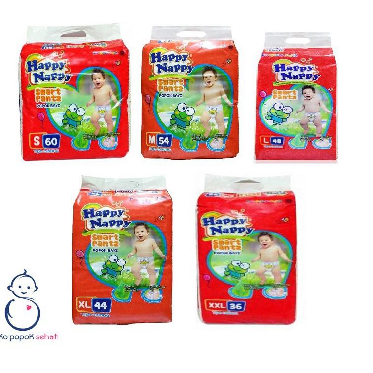 Jual Pz7Code Happy Nappy Smart Pantz S 60 / M 54 / L 48 / XL 44 / XXL ...