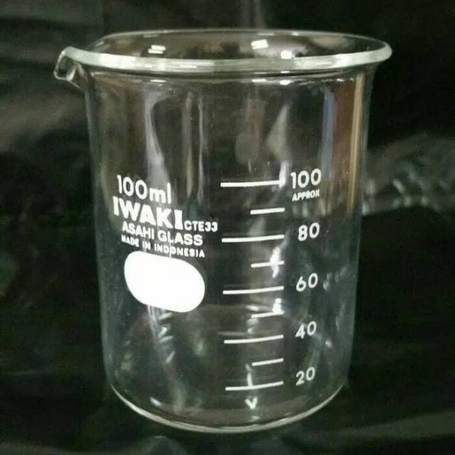 Jual iwaki Beaker glass 100 ml | Shopee Indonesia