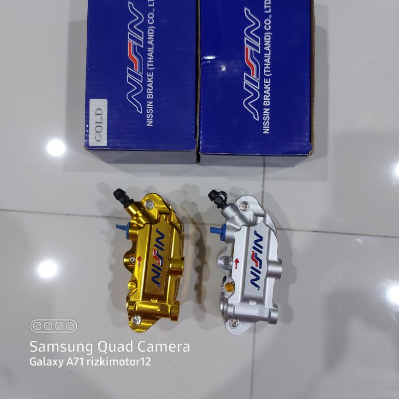 Jual KALIPER NISSIN THAILAND MONOBLOK CNC SILVER GOLD | Shopee Indonesia