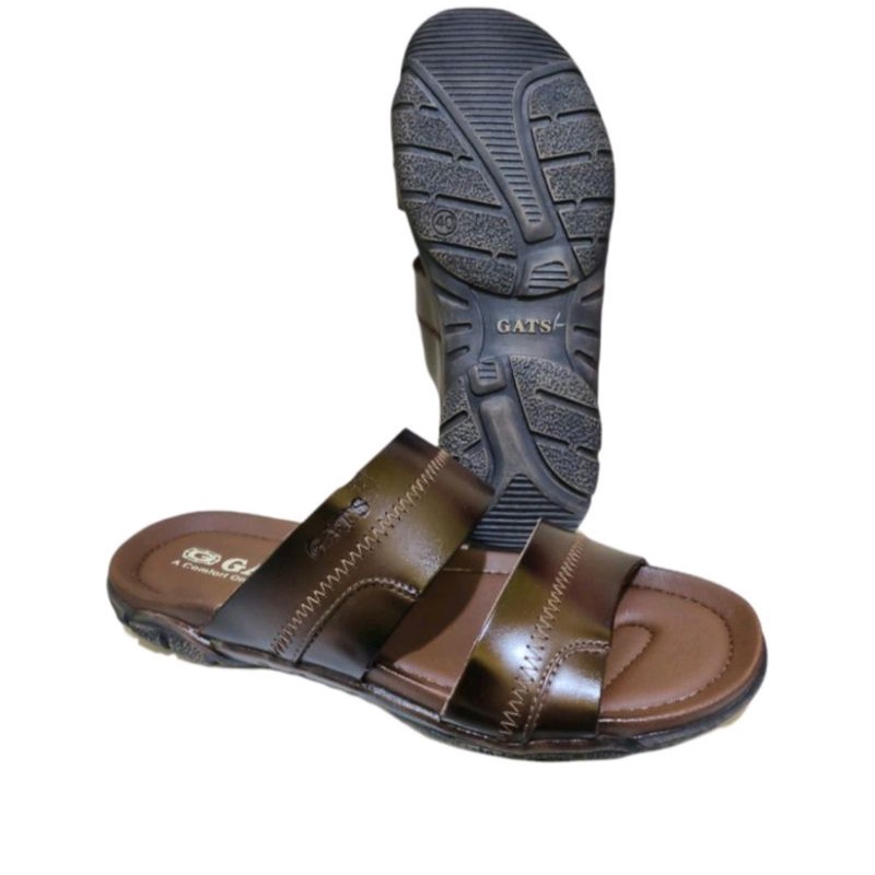 Jual Sandal Kulit Pria Gats SS 002 | Shopee Indonesia
