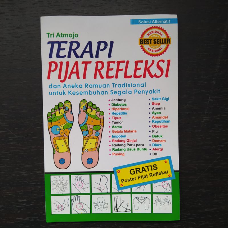 Jual BUKU PIJAT REFLEKSI dan 6 TERAPI ALTERNATIF LAINNYA + POSTER ...