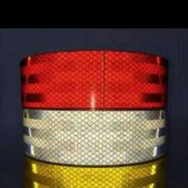 Jual stiker reflektor nyala standar dishub uji kir | Shopee Indonesia