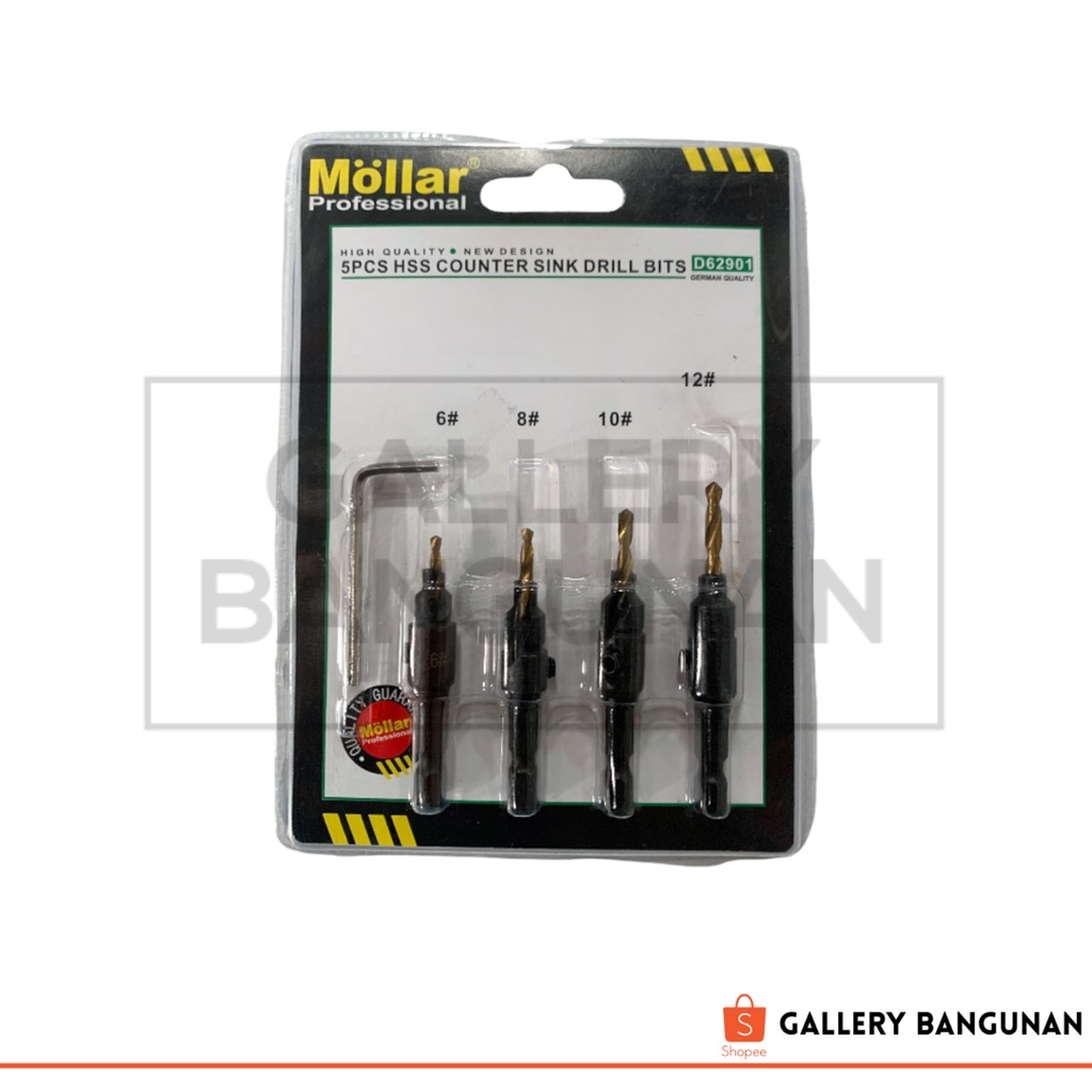 Jual Mata Bor Drill Countersink Untuk Kayu Counter Zink Counter Sink ...