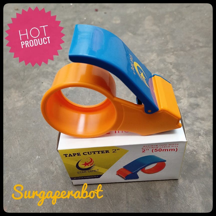 Jual DISPENSER LAKBAN 2 INCHI / ALAT PEMOTONG LAKBAN MERK STARTAPE ...
