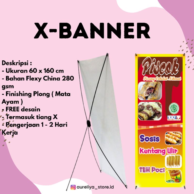 Jual X-Banner Set Tiang | Shopee Indonesia