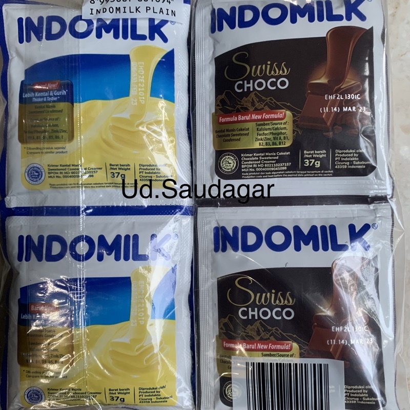 Jual Susu Kental Manis Indomilk Sachet isi 6 | Shopee Indonesia