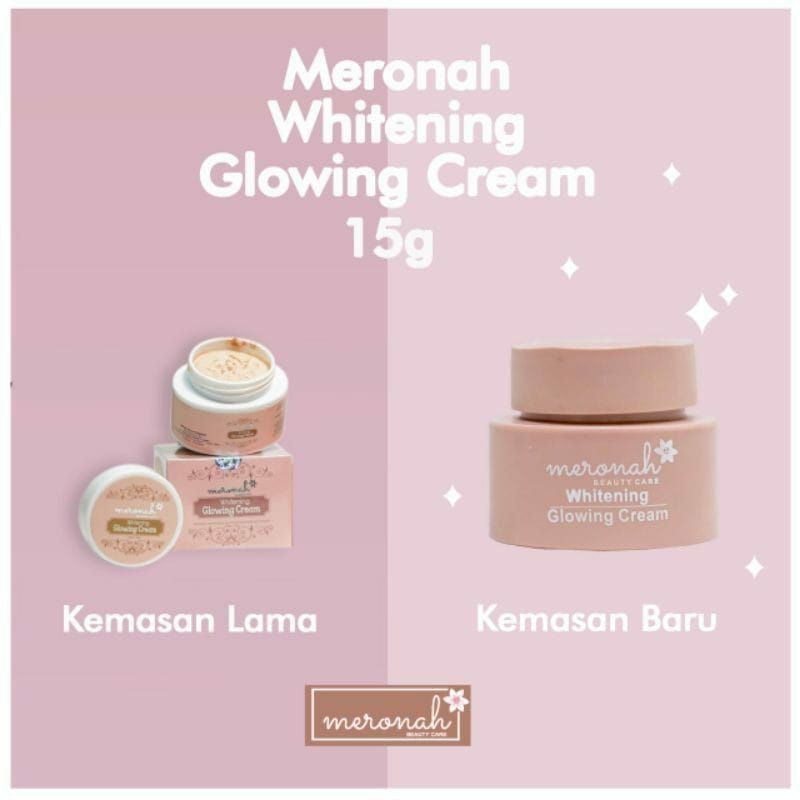 Jual MERONAH BEAUTY CARE/MERONAH WHITENING GLOWING CREAM 2 IN 1 ...