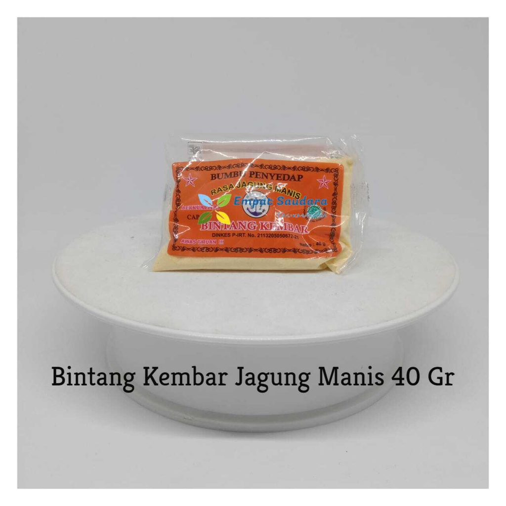 Jual BUMBU PENYEDAP RASA JAGUNG MANIS MERK BINTANG KEMBAR KEMASAN 40 GR ...