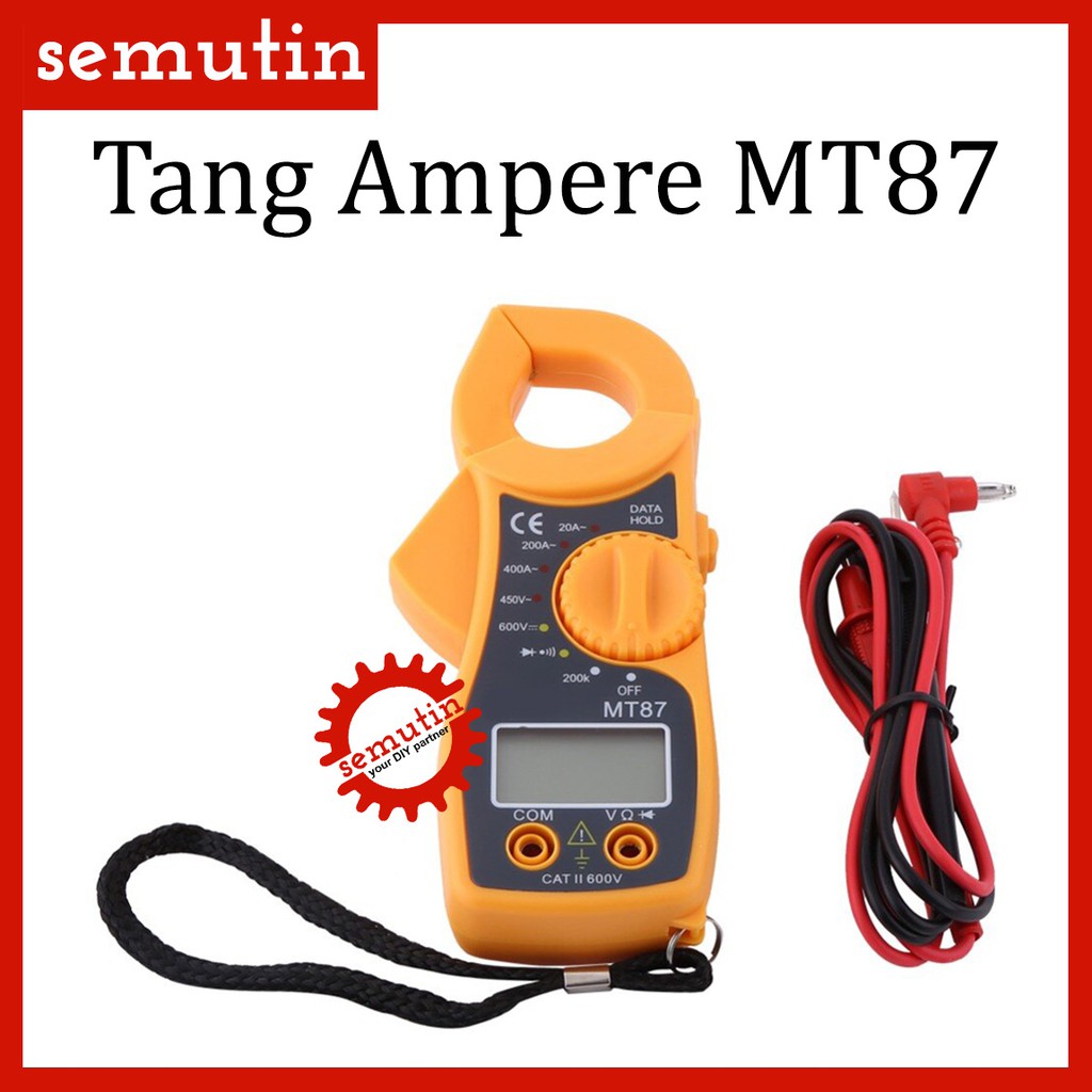Jual Tang Ampere Digital MT87 / Clamp Meter MT 87 / Multimeter / Amper ...