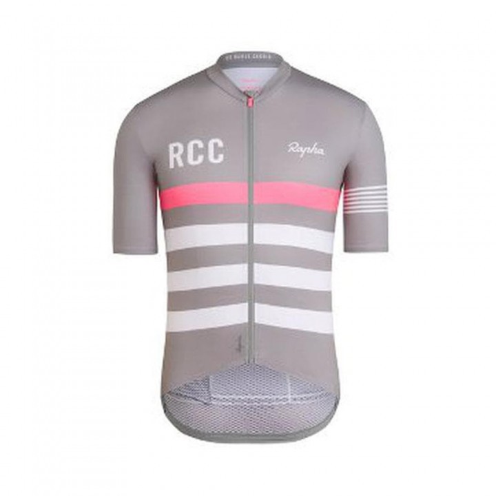 Jual Jersey Sepeda Rapha RCC Pro Team Midweight Grey Short Sleeve Jersey | Shopee Indonesia