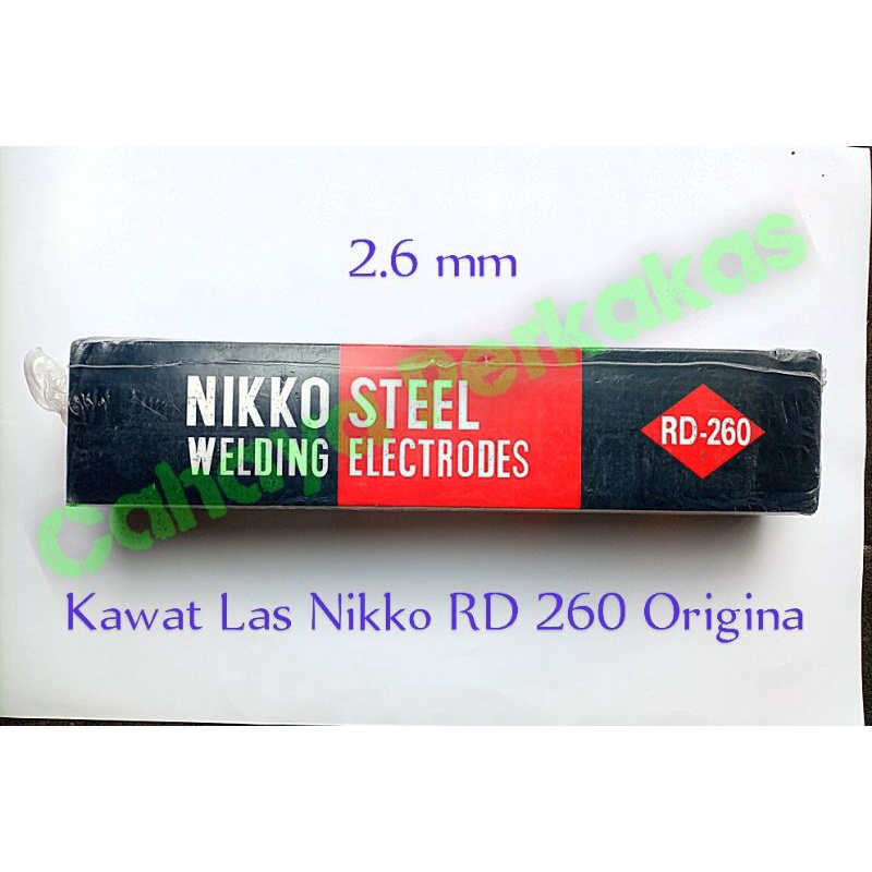 Jual Kawat las NIKKO RD 260 Original 2.6 mm satuan perbatang | Shopee ...